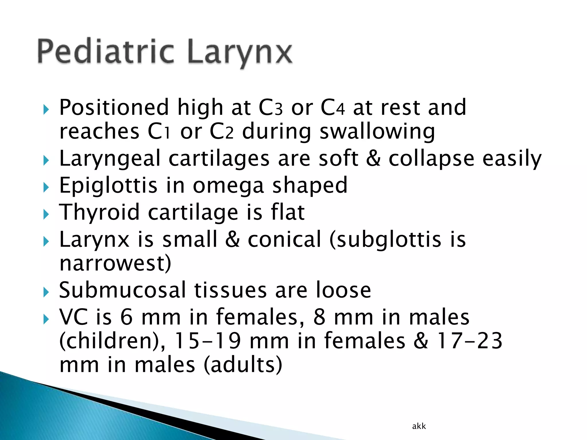 Anatomy of Larynx | PPTX
