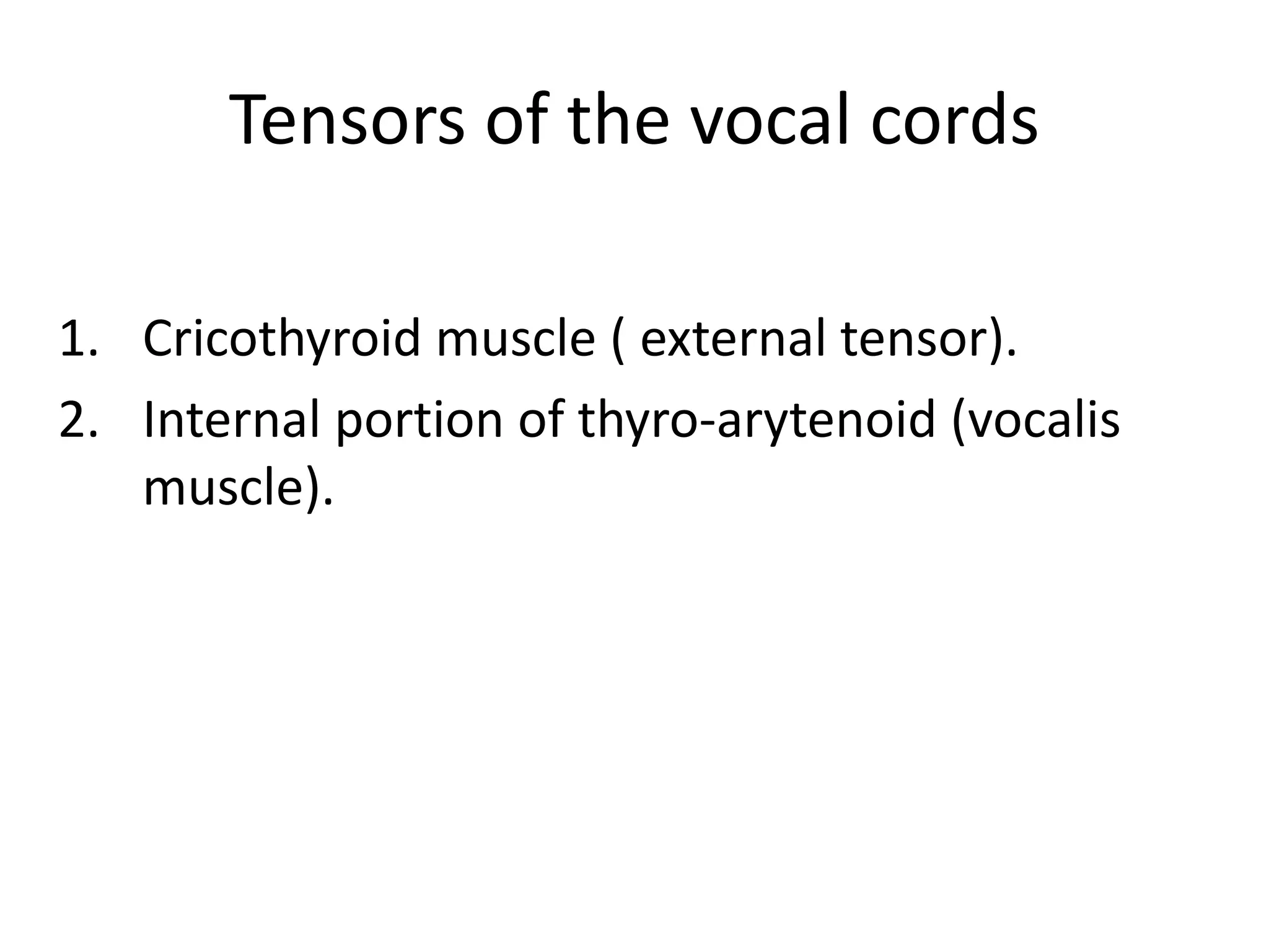 Anatomy of larynx. | PPTX