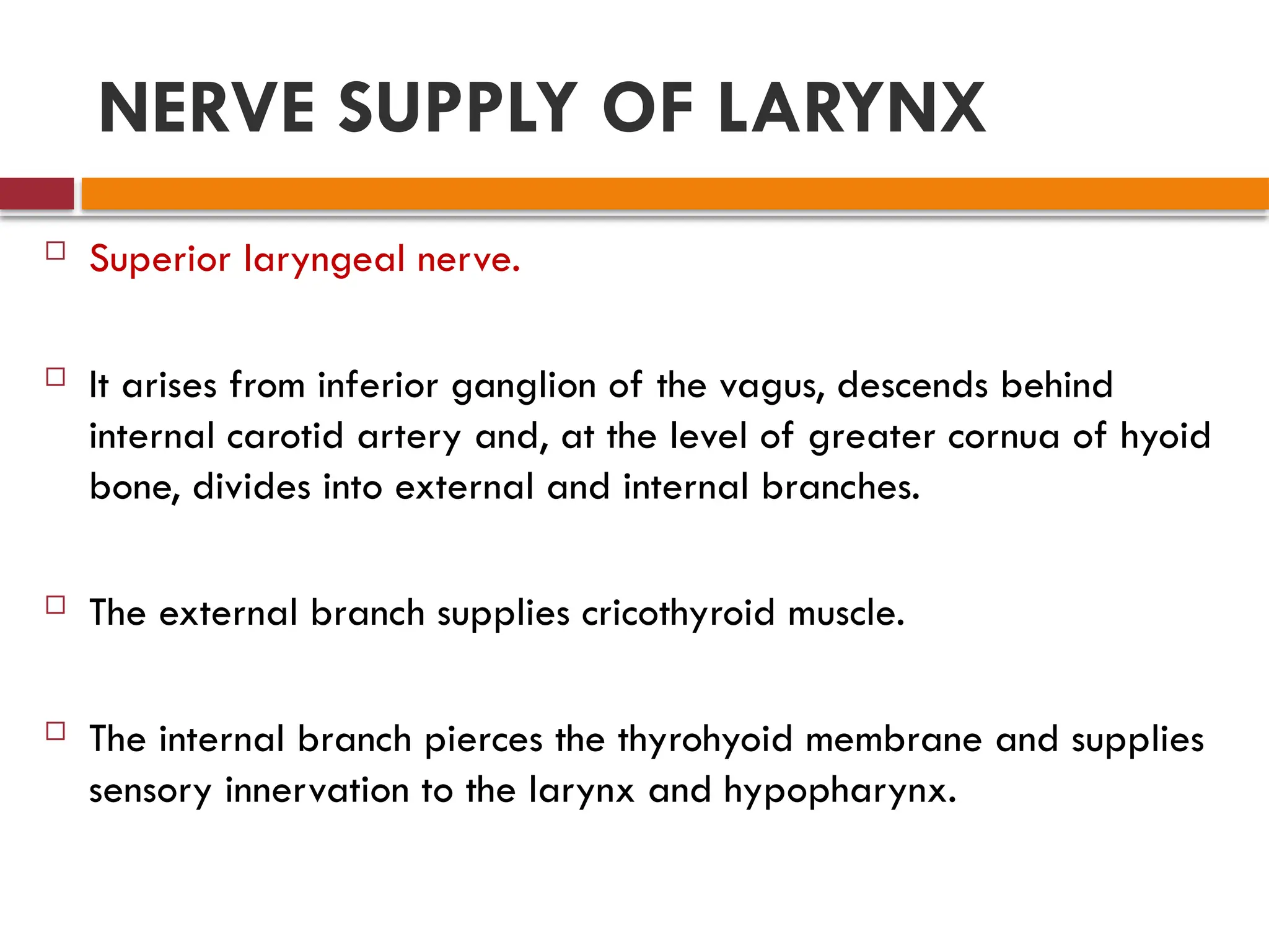 Anatomy of larynx, LARYNGEAL CARTILAGES, | PPTX