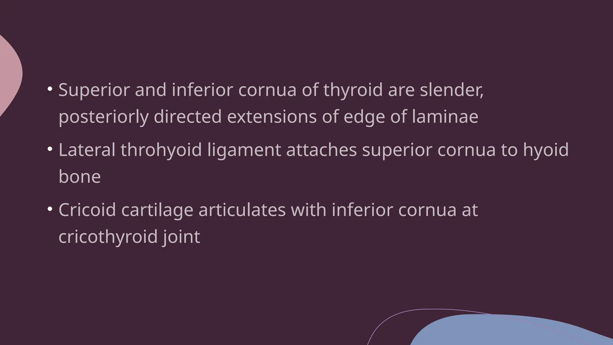anatomy of larynx (Anatomy of Larynx) ppt | PPTX