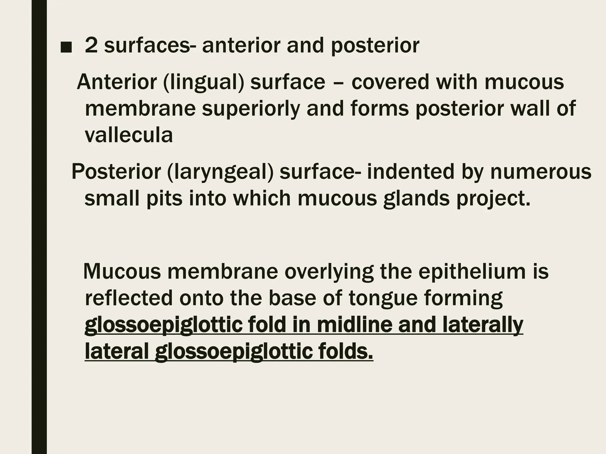 Anatomy of larynx with spaces w/n larynx | PPTX