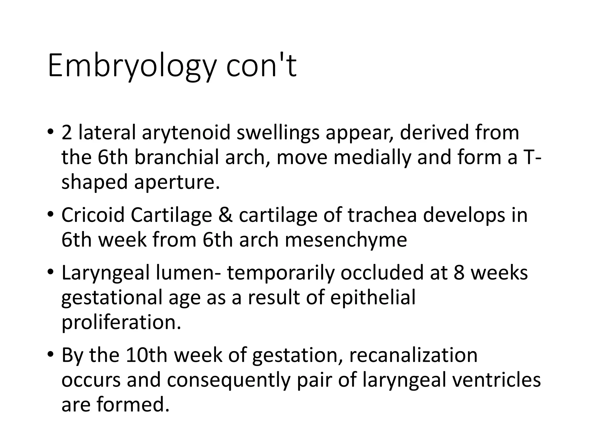 Anatomy of larynx, detailed discussion highlighting clinical and ...