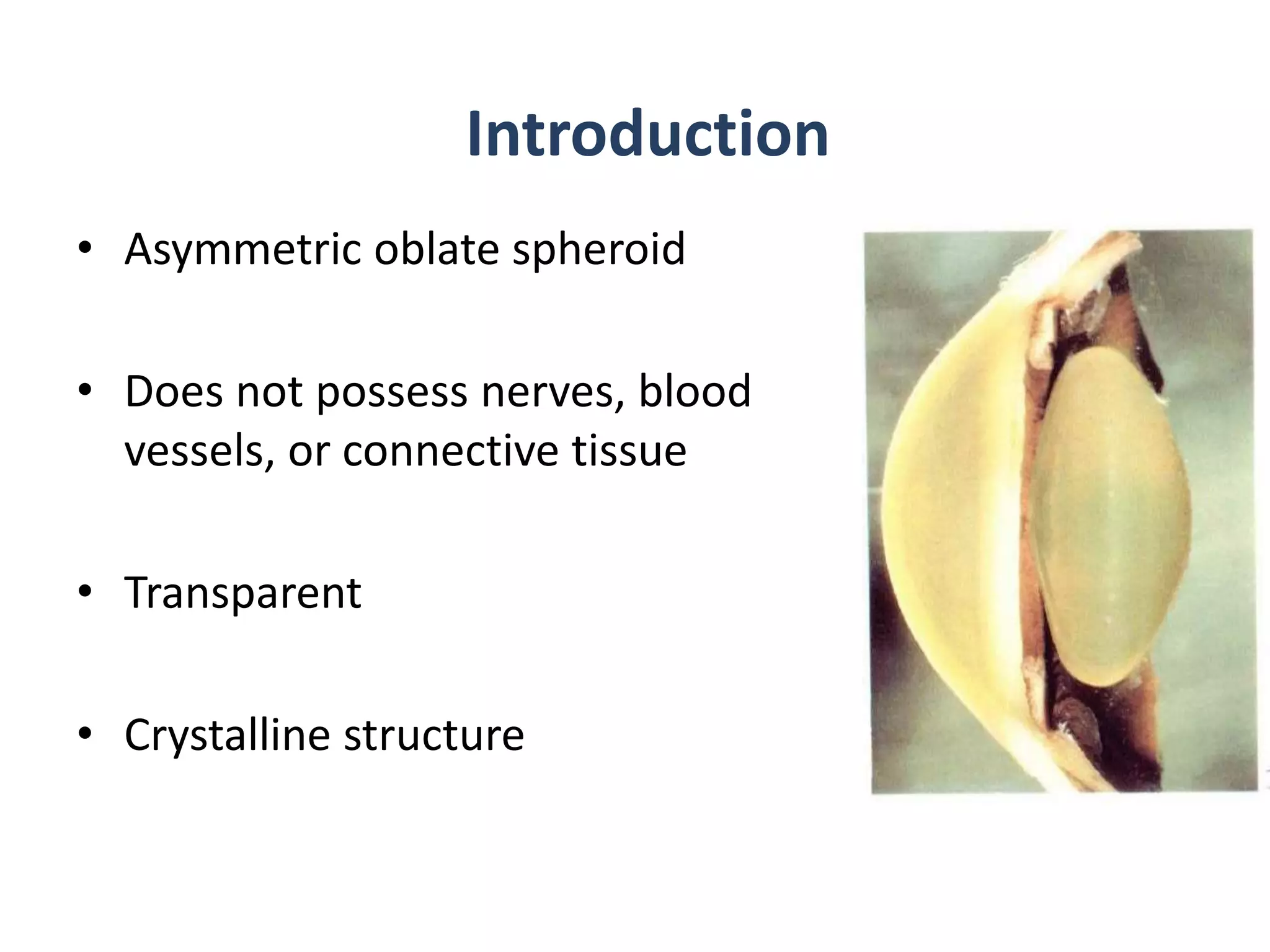 Anatomy of lens | PPTX