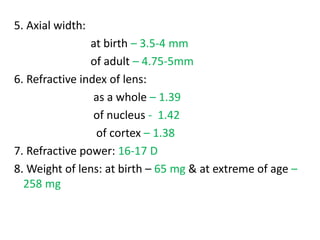 Anatomy of lens | PPTX