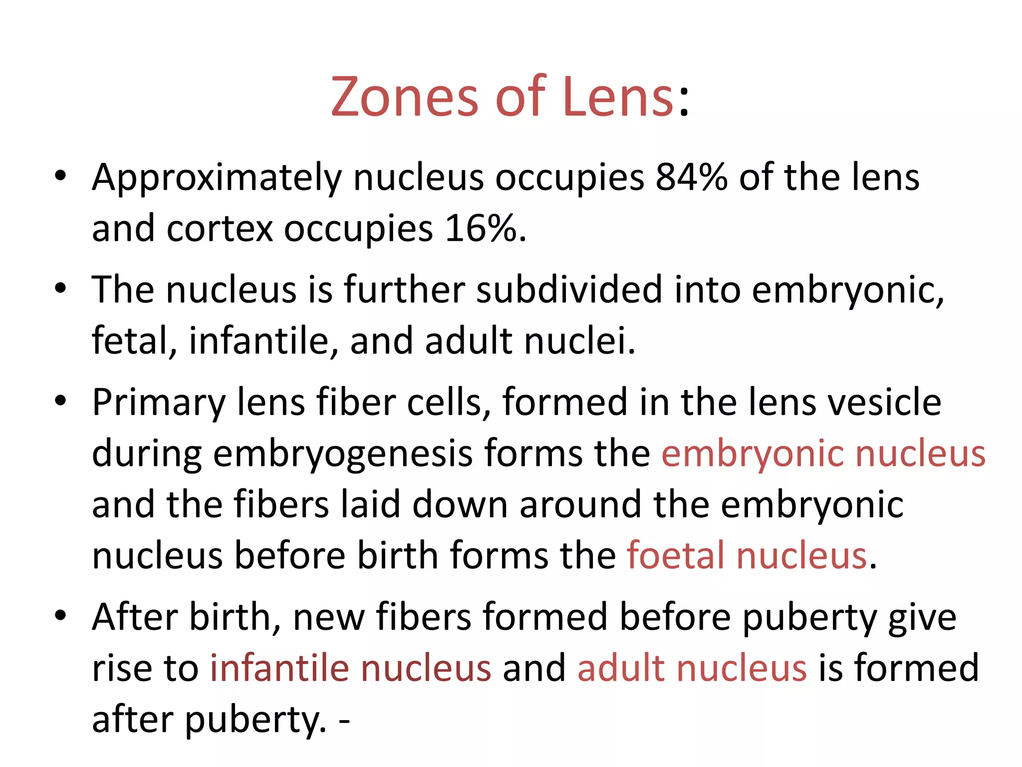 Anatomy of lens | PPTX