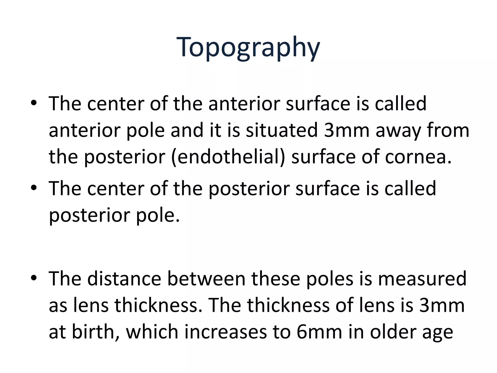 Anatomy of lens | PPTX