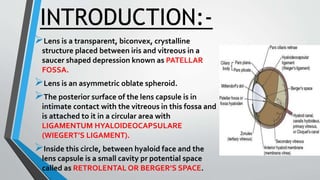 ANATOMY OF LENS AND FACTORS AFFECTING LENS TRANSPARENCY.pptx