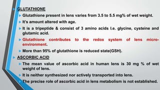 ANATOMY OF LENS AND FACTORS AFFECTING LENS TRANSPARENCY.pptx