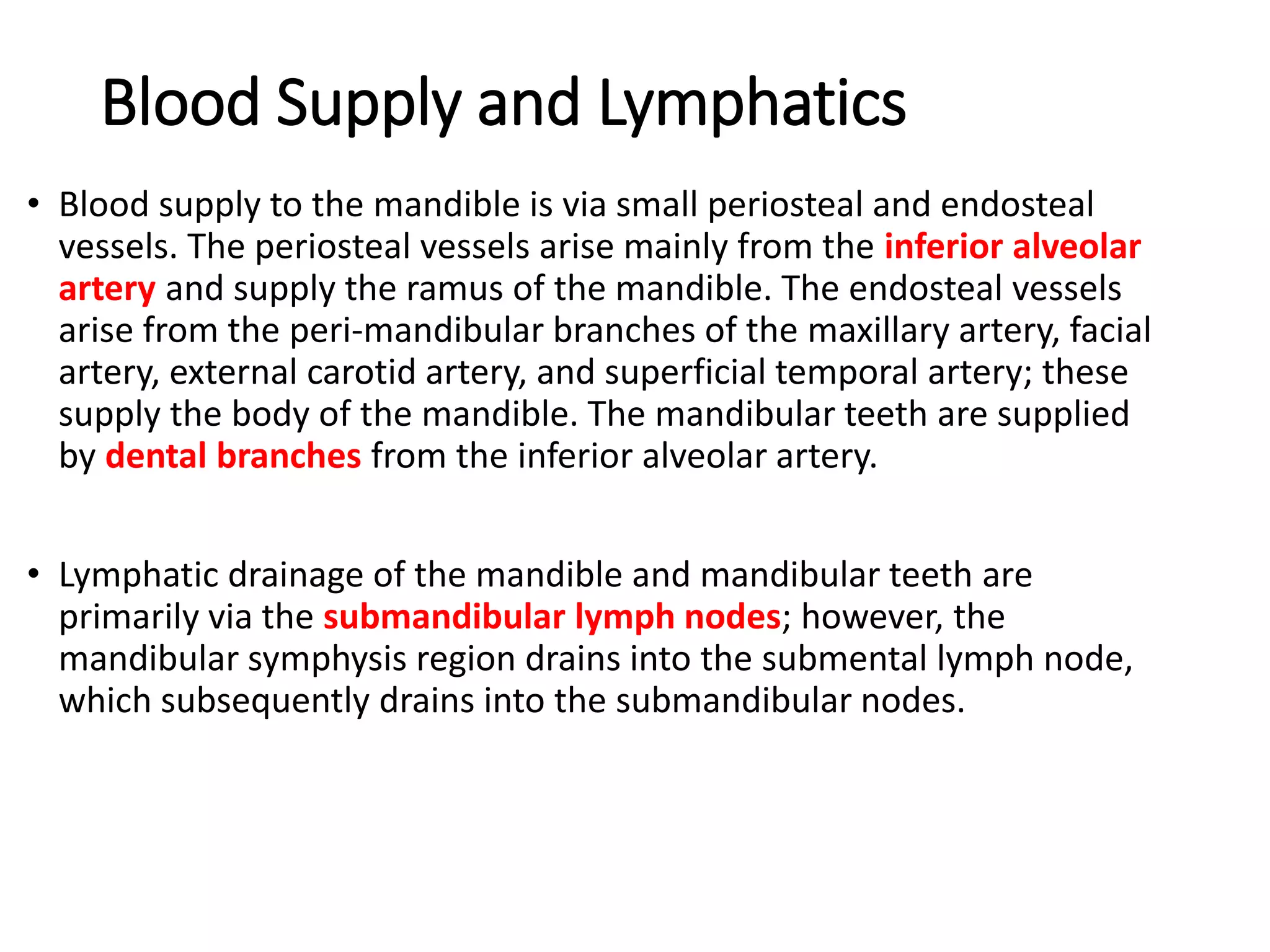 Anatomy of maxilla and mandible | PPTX