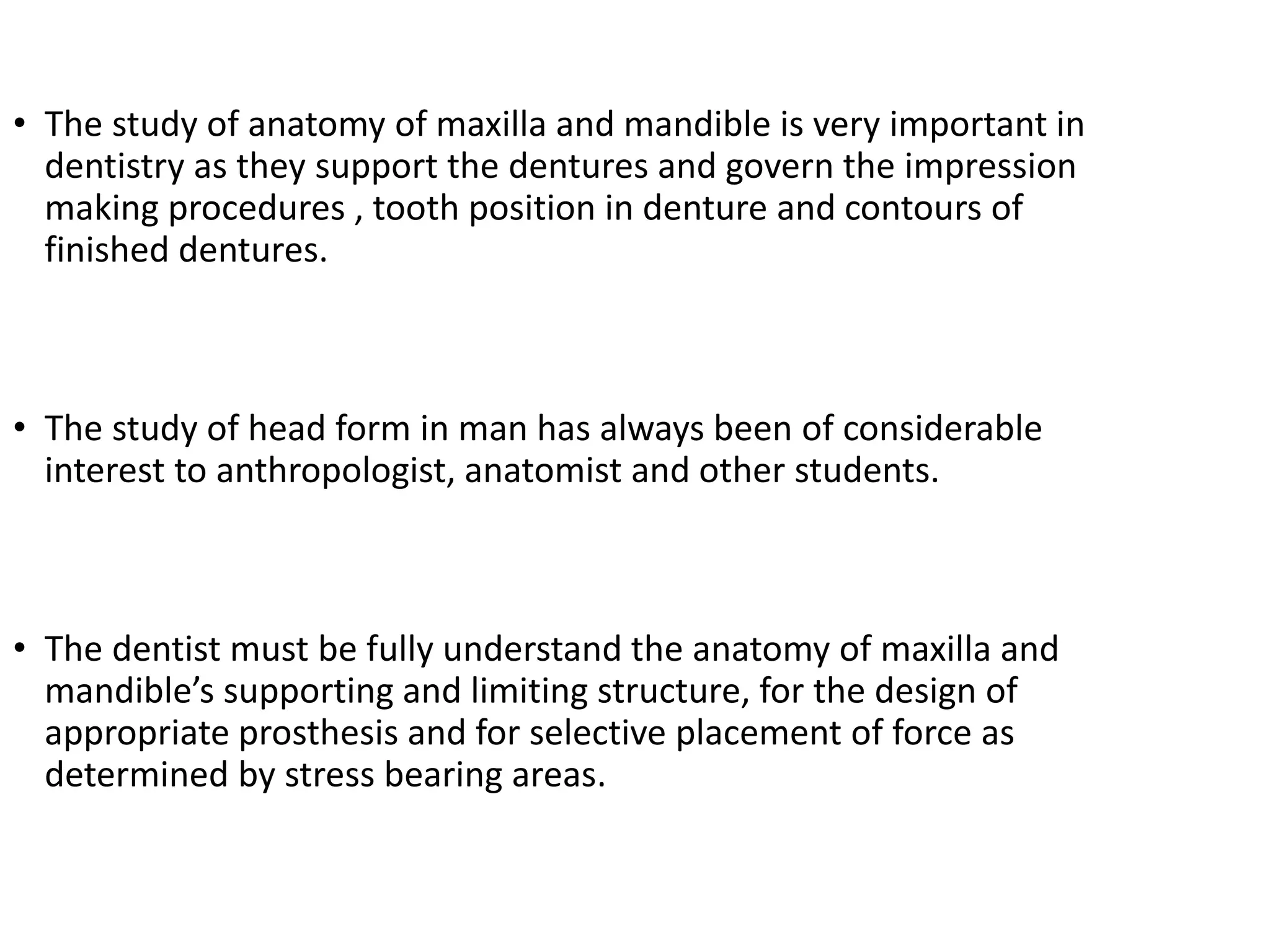 Anatomy of maxilla and mandible | PPTX