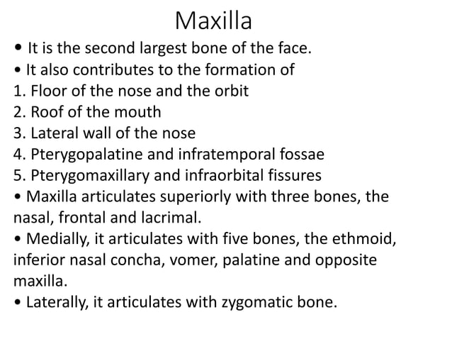 Anatomy of maxilla and mandible | PPT