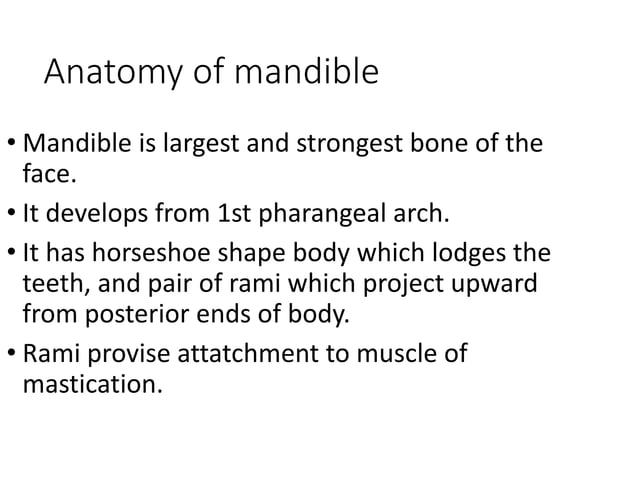 Anatomy of maxilla and mandible | PPT