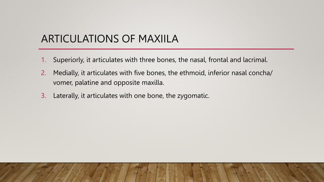anatomy of maxilla oral and maxillofacial surgery topic OMFS | PPT