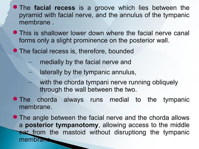 ANATOMY OF MIDDLE EAR CLEFT | PPT | Ear, Nose and Throat Conditions ...