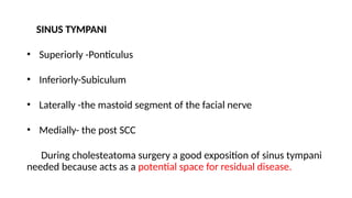 ANATOMY OF MIDDLE EAR-Sibi.pptx a brief look into it | PPT
