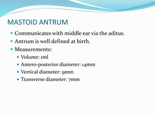 Anatomy of middle ear and its radiological correlation | PPTX
