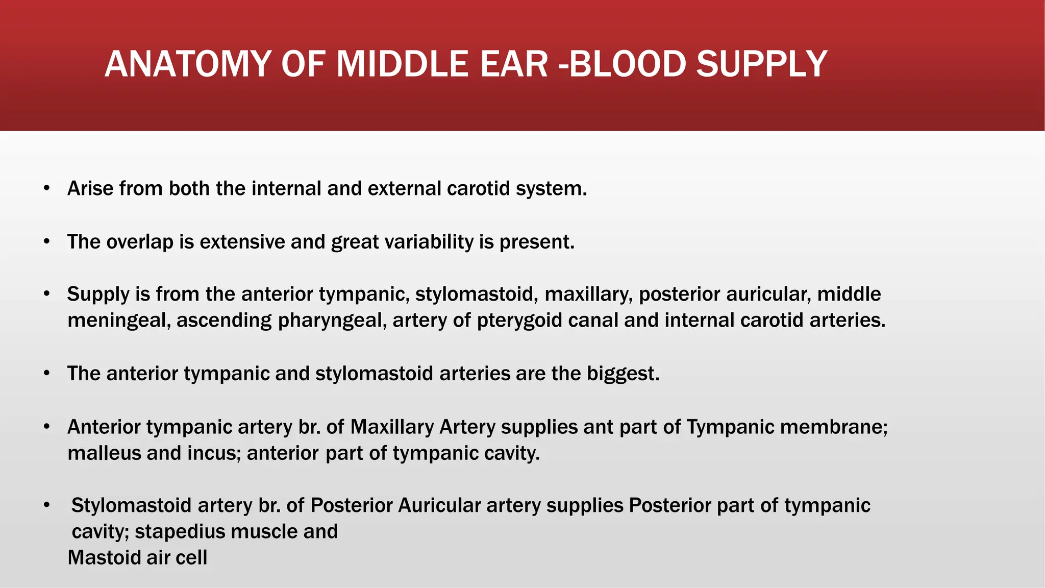 ANATOMY OF MID EAR and related structures.pptx