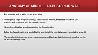 ANATOMY OF MID EAR and related structures.pptx