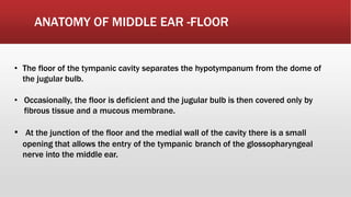 ANATOMY OF MID EAR and related structures.pptx