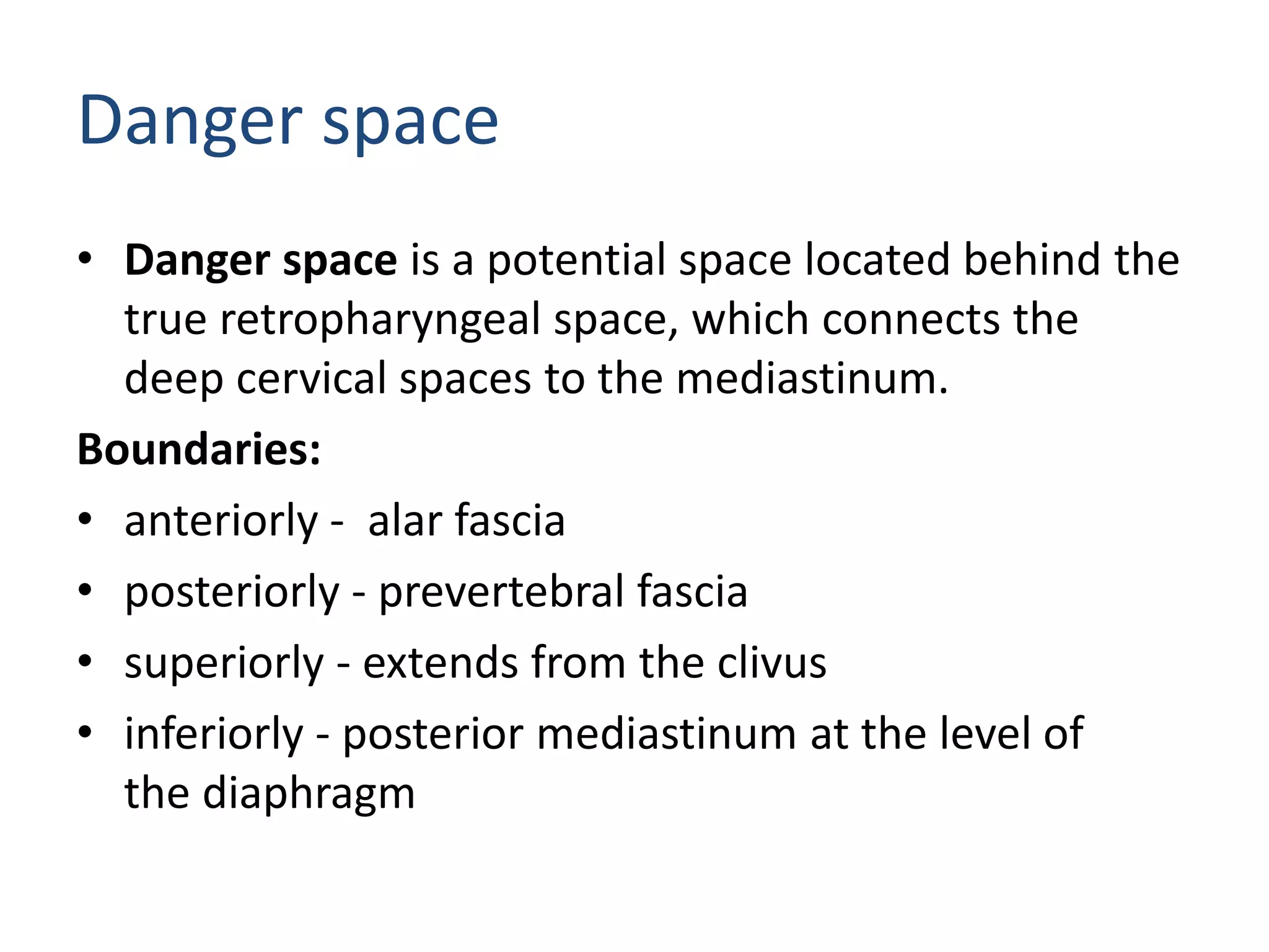 Radiological approach to neck spaces | PPTX