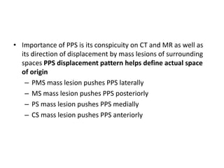 Radiological approach to neck spaces | PPTX