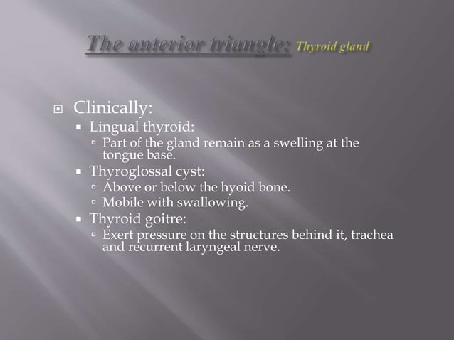 Anatomy of neck triangles | PPT | Thyroid Disorders | Endocrine and ...
