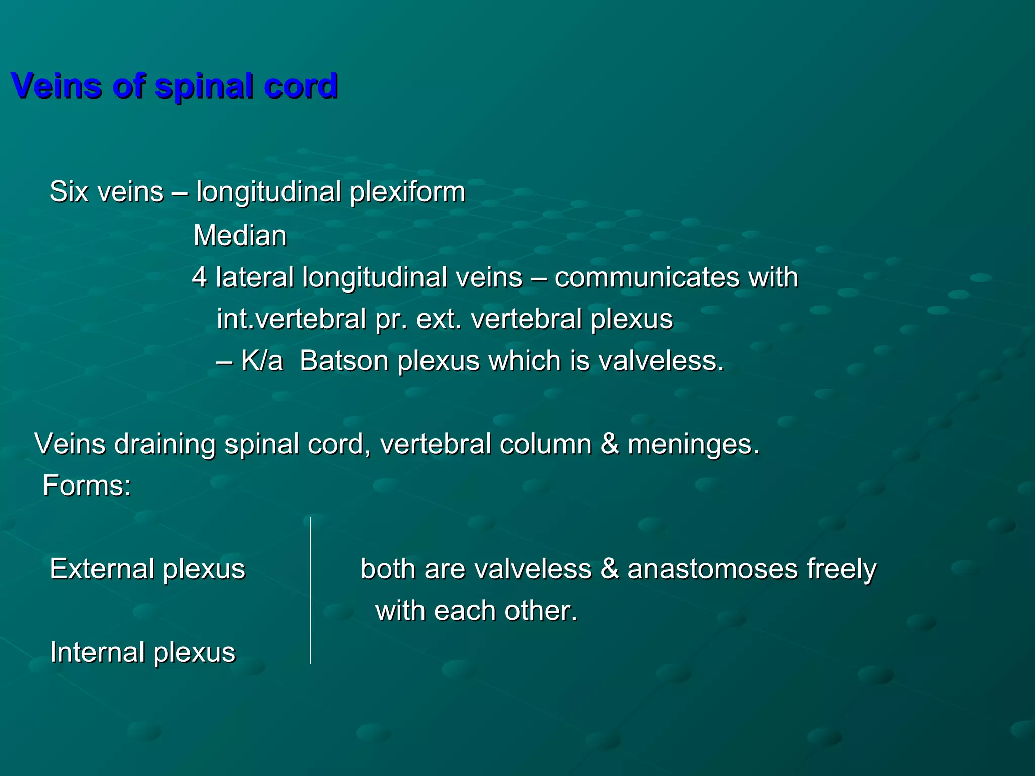 Anatomy of neuroaxial system final | PPT