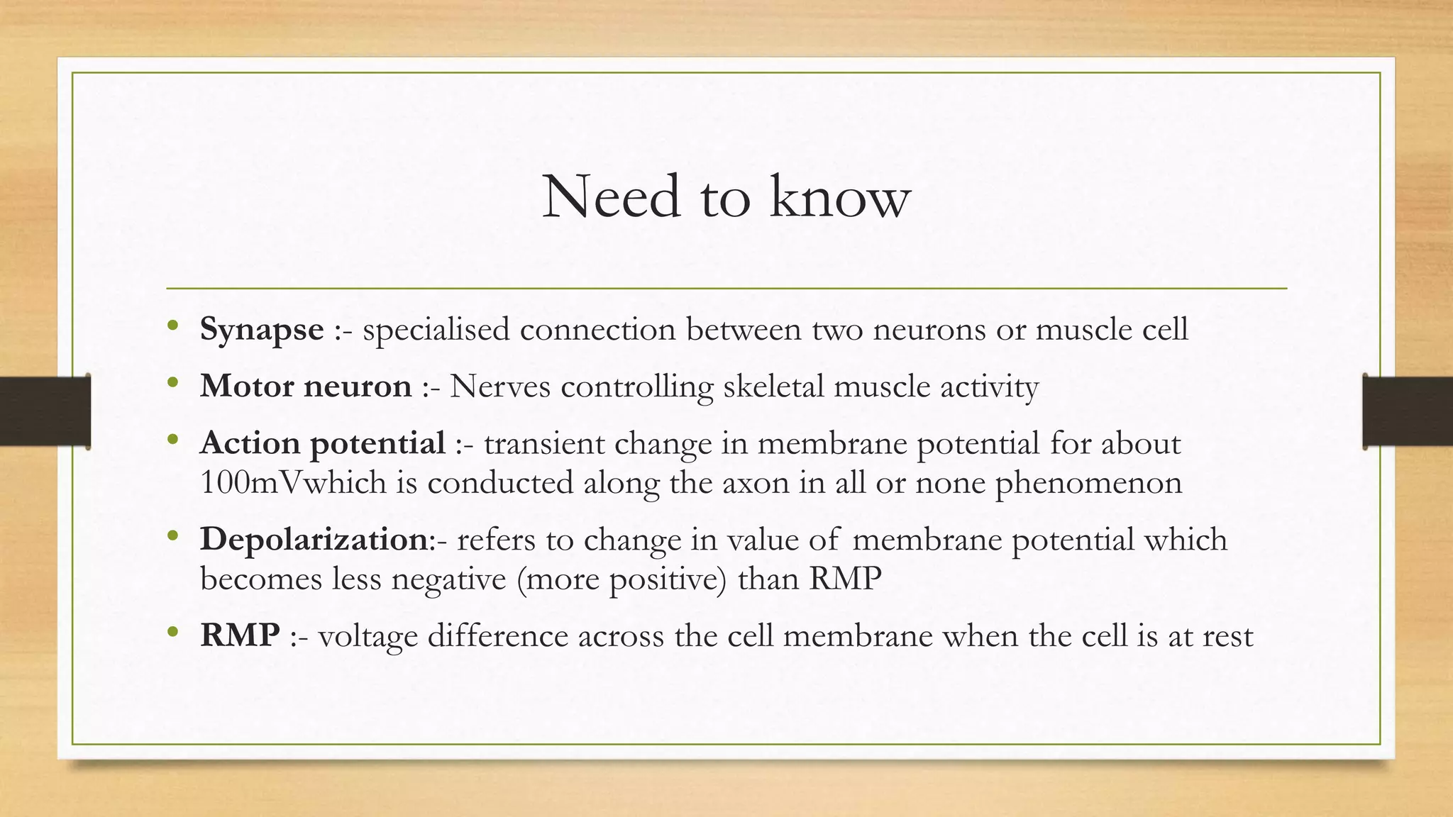 Anatomy of nmj | PPTX