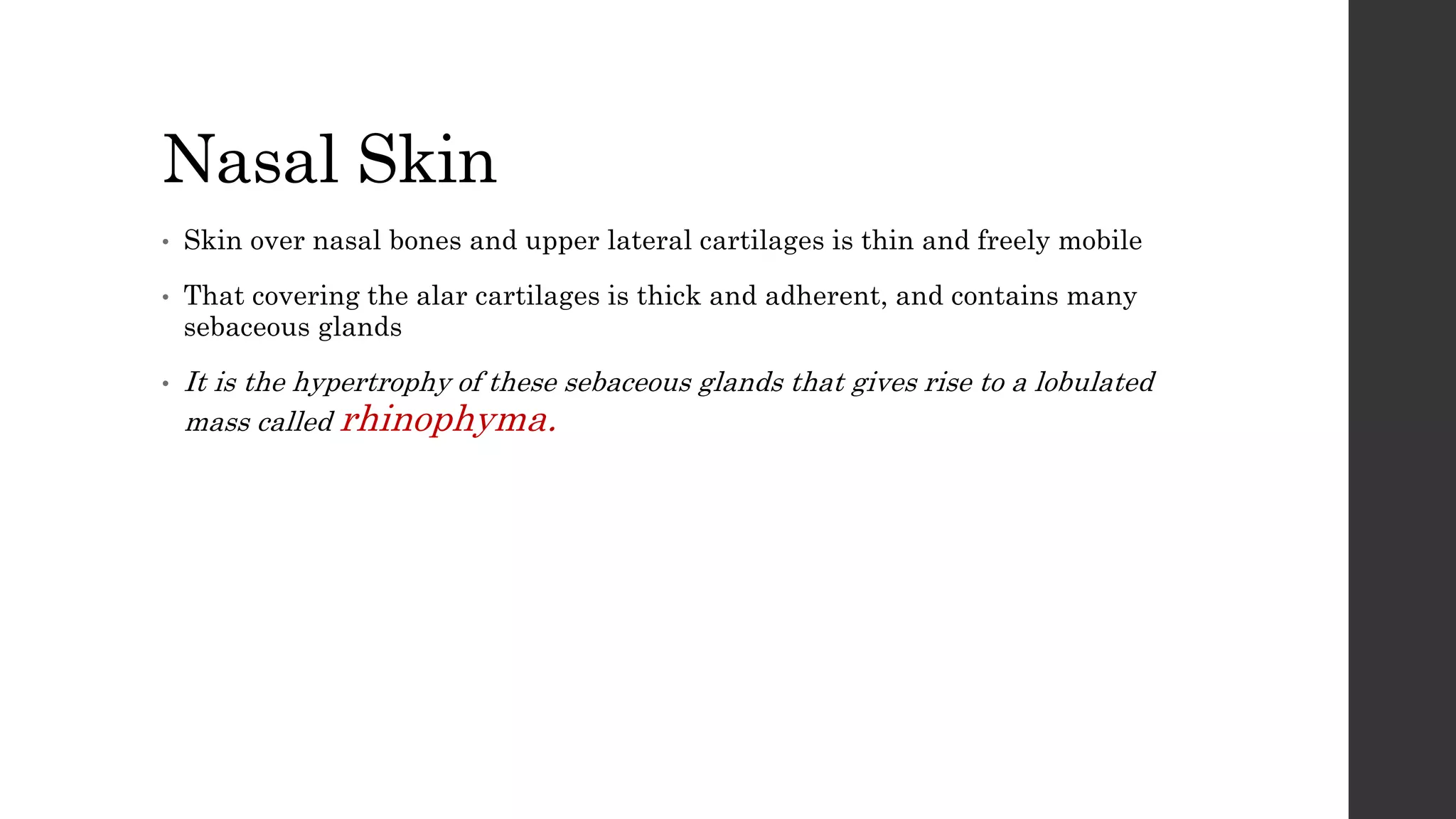 Anatomy of nose | PPTX | Ear, Nose and Throat Conditions | Diseases and ...
