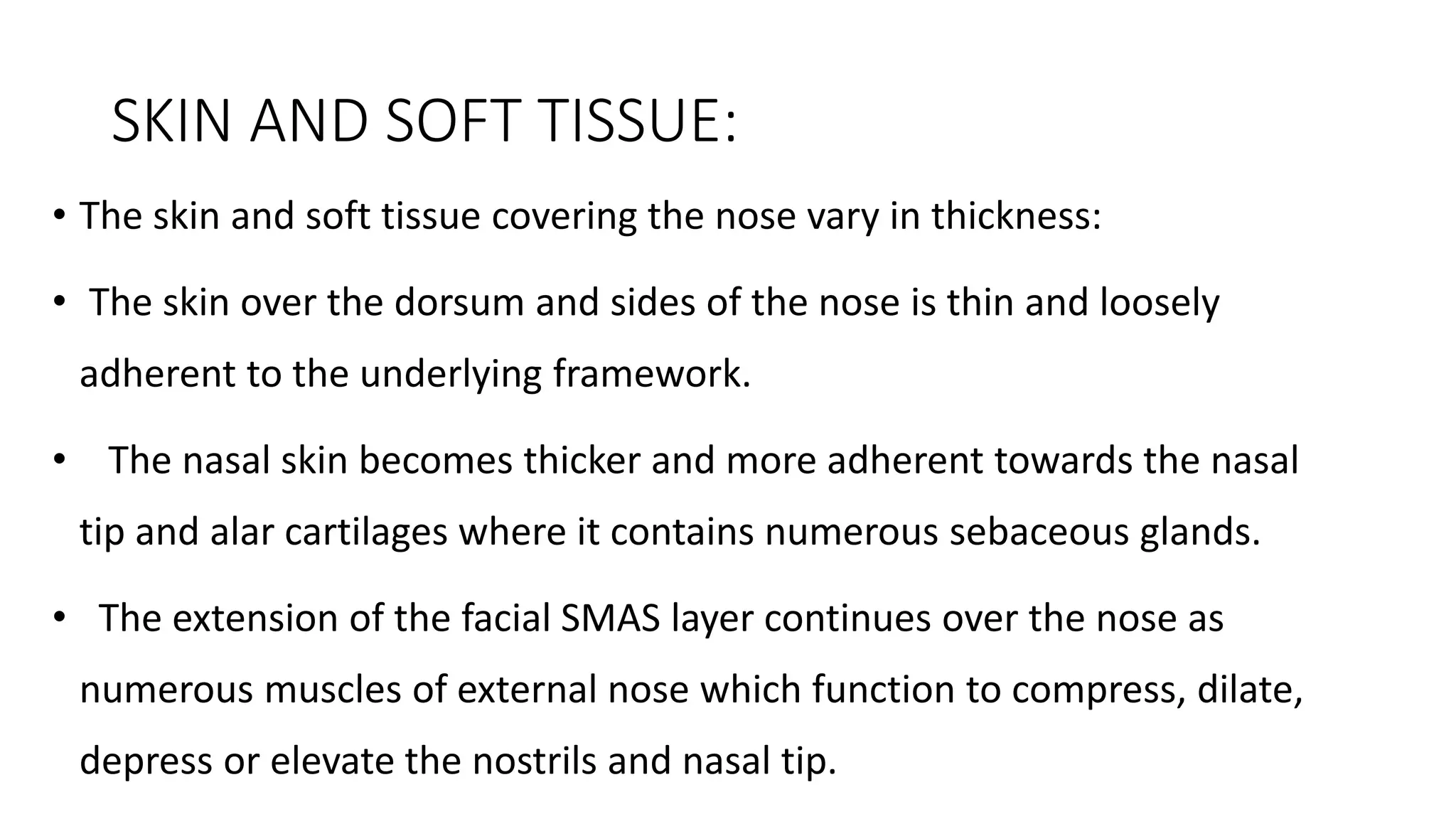 PRESENTATION ON ANATOMY OF NOSE FOR UNDERGRADUATES | PPTX