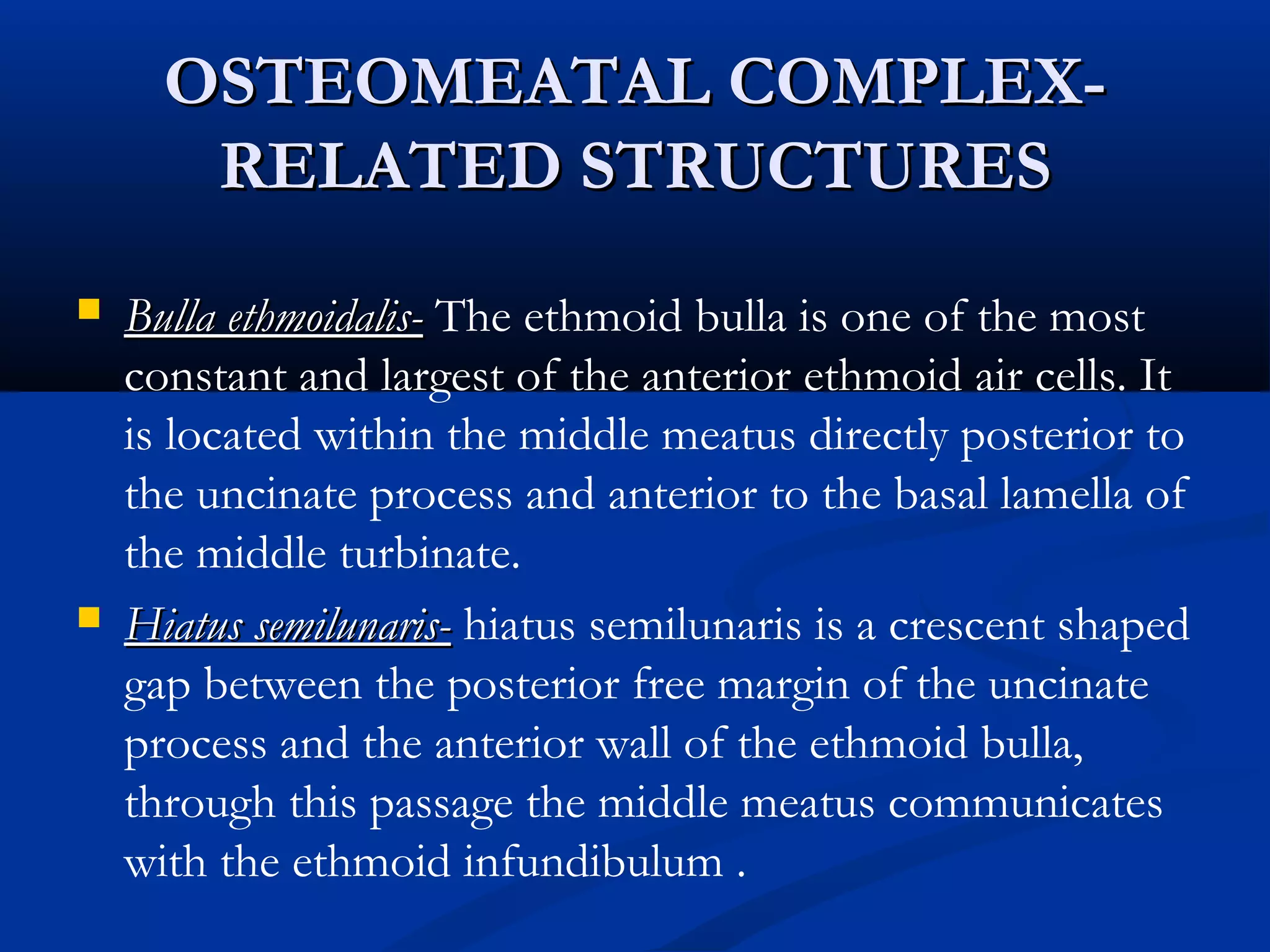 Anatomy of nose and paranasal sinuses | PPT