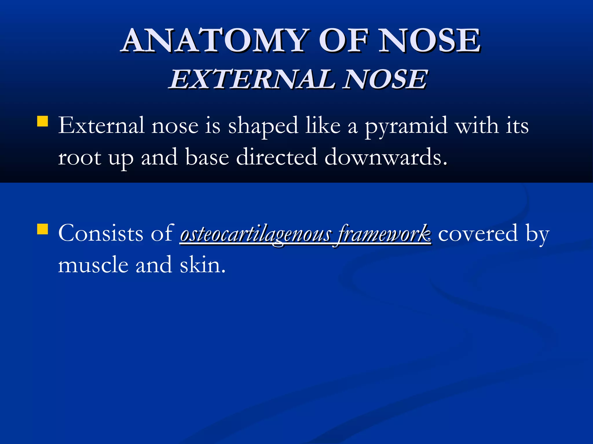 Anatomy of nose and paranasal sinuses | PPT