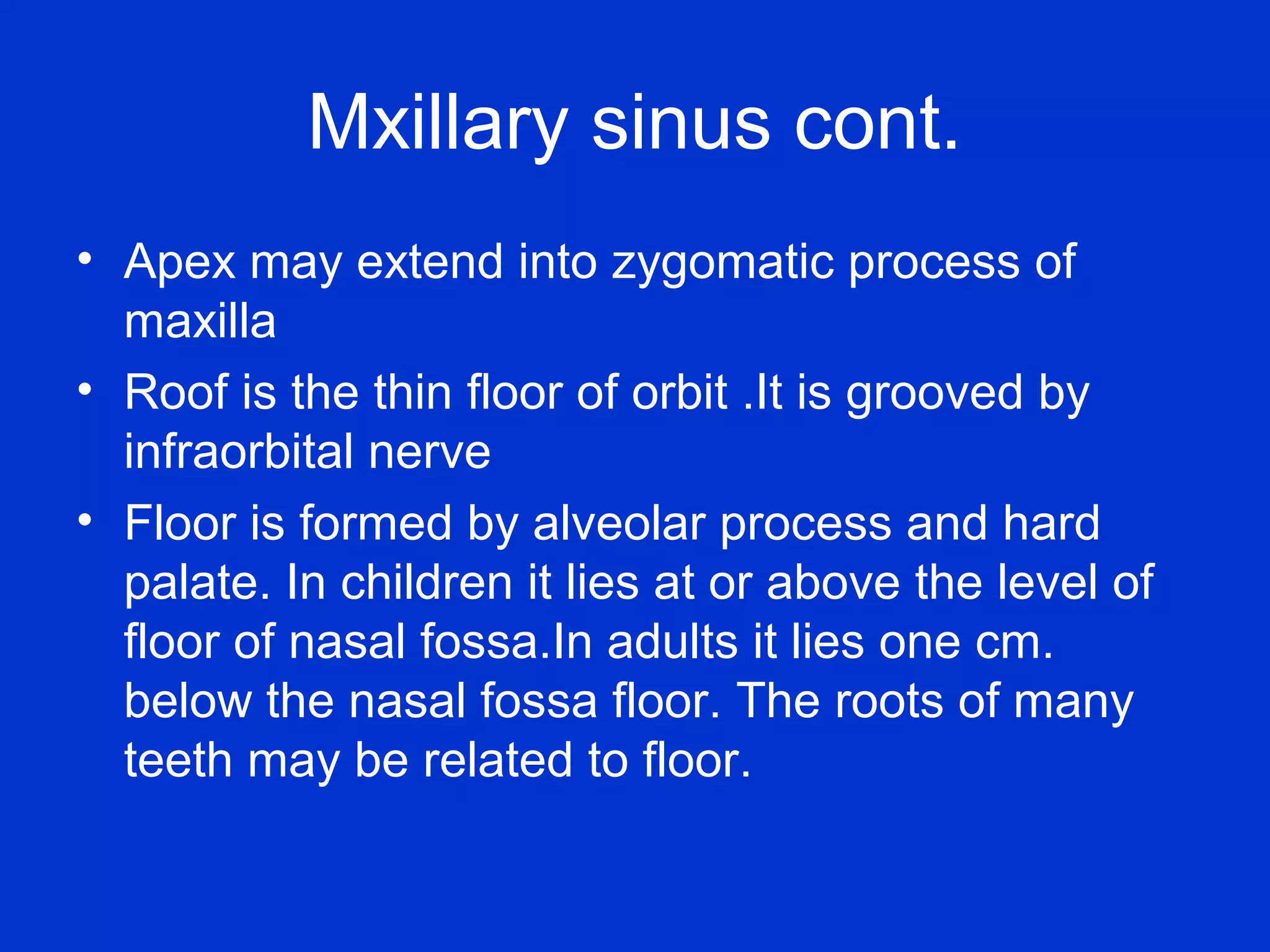 Anatomy of nose and paranasal sinuses | PPT