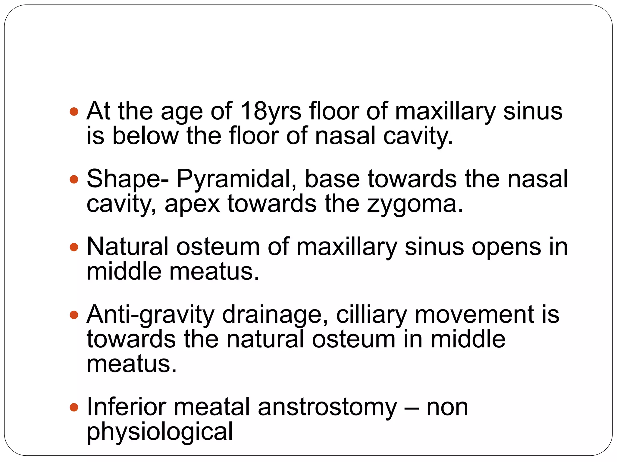 Anatomy of nose & paranasal sinuses | PPT