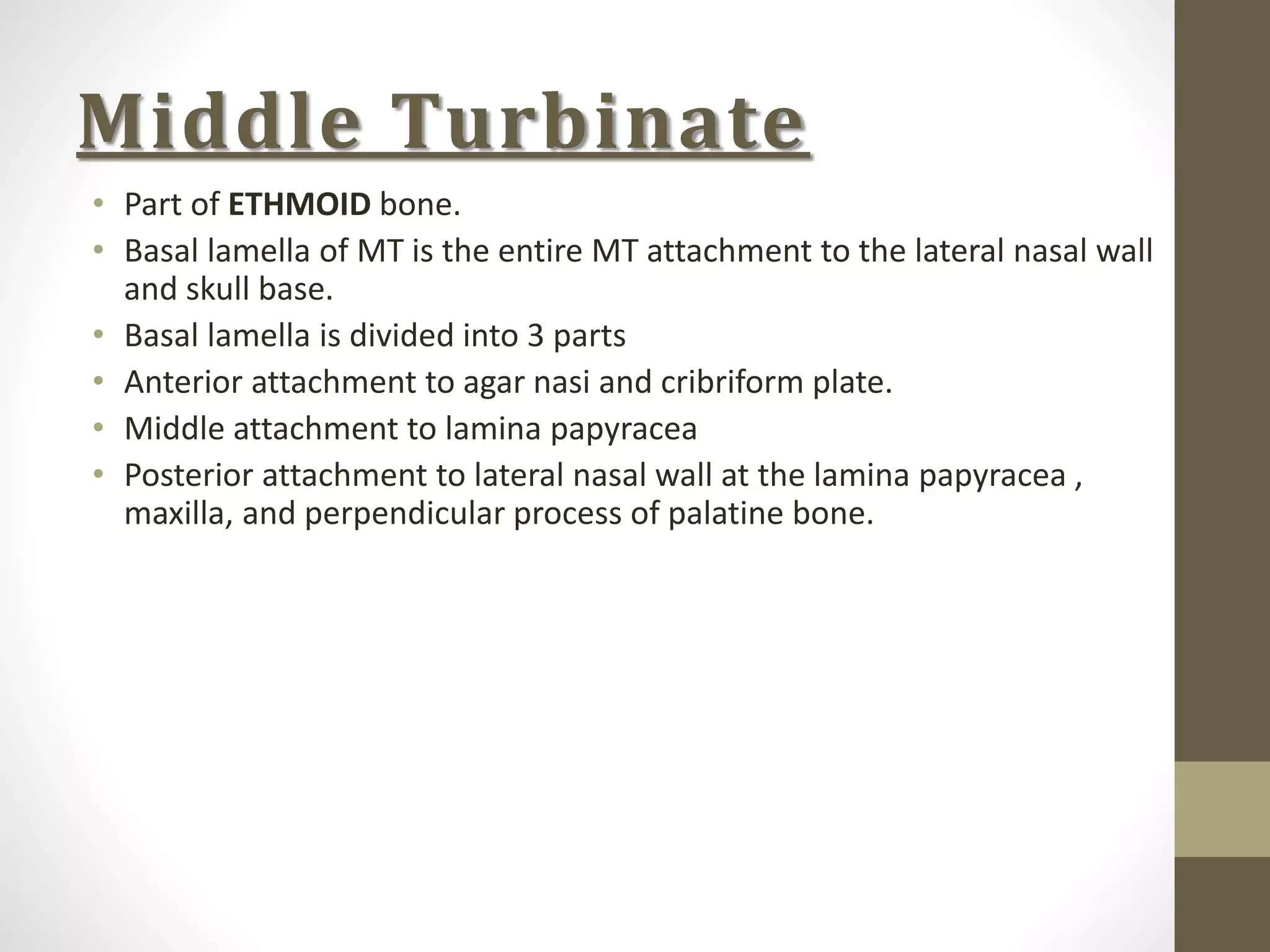 Anatomy of NASAL CAVITY related to FESS | PPTX