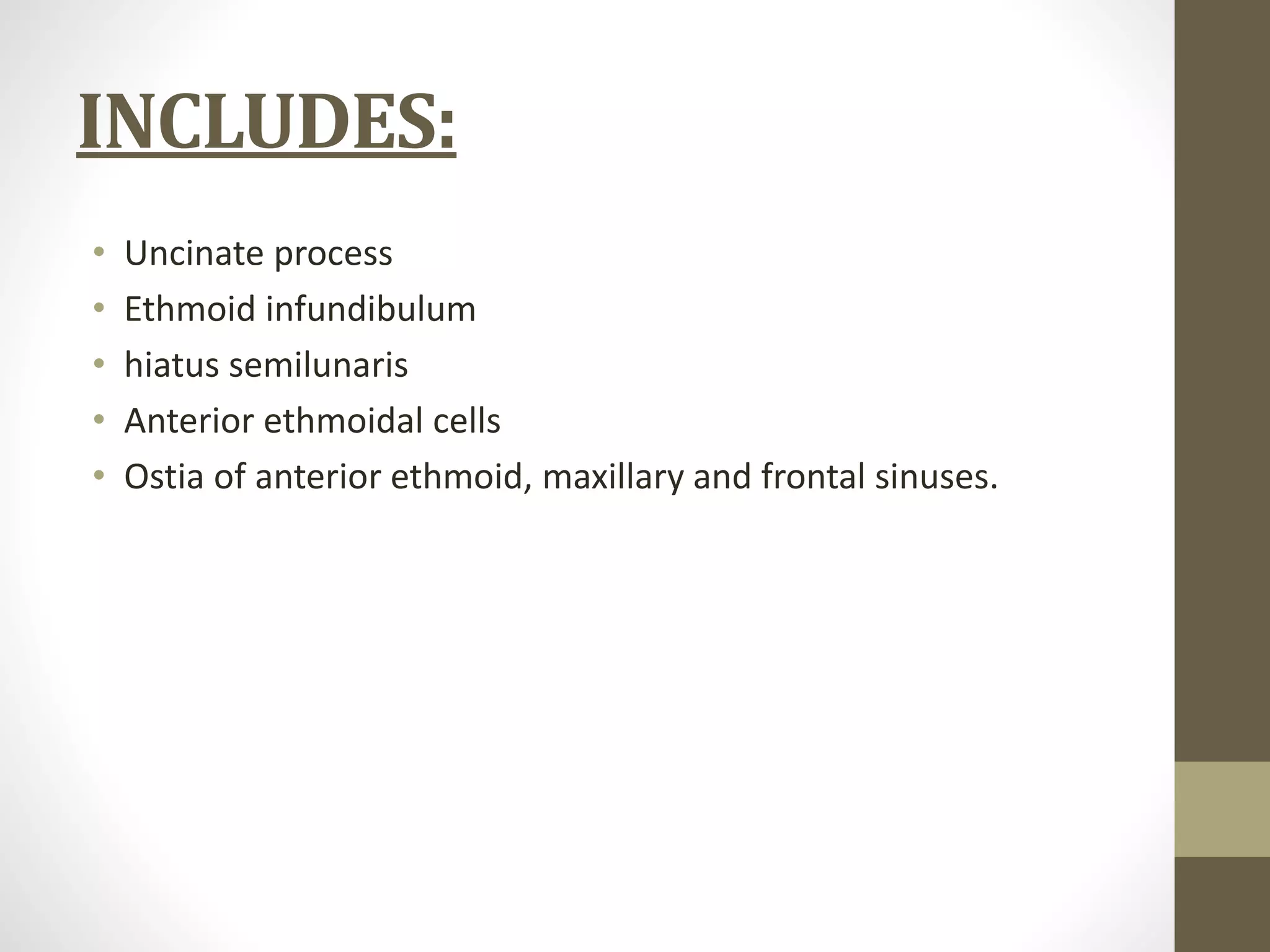 Anatomy of NASAL CAVITY related to FESS | PPTX