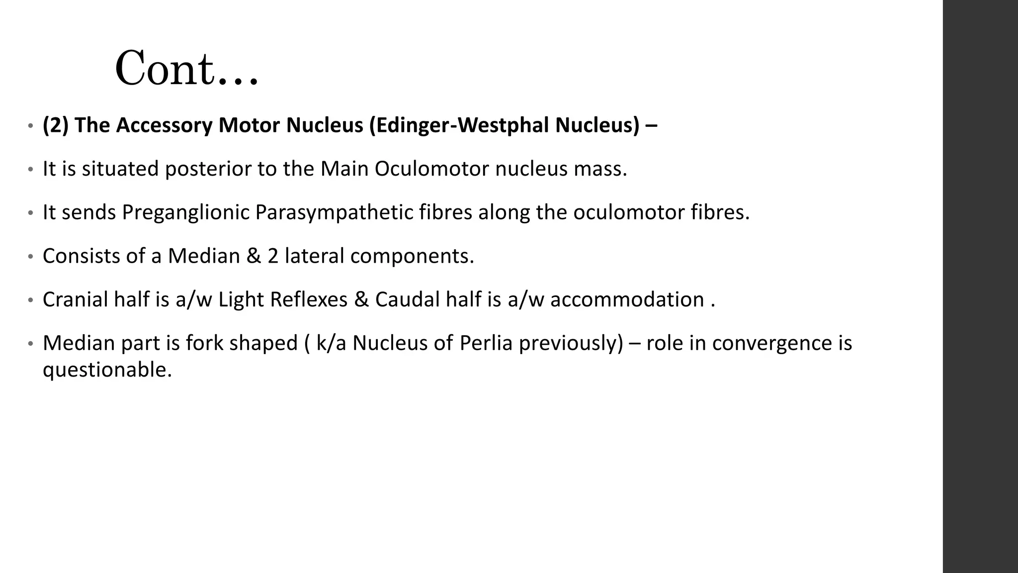 Anatomy of oculomotor nerve | PPTX