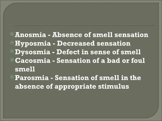 Anatomy of olfactory system | PPT