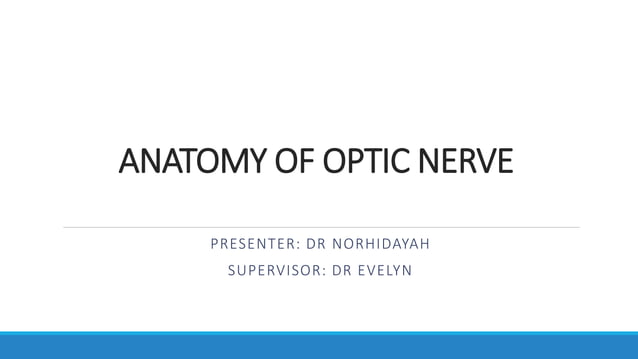 Anatomy of Optic Nerve.pptx