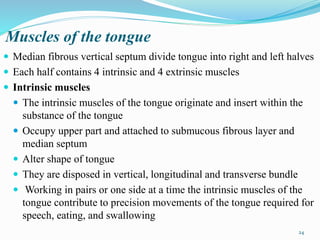 Anatomy of oral cavity | PPTX