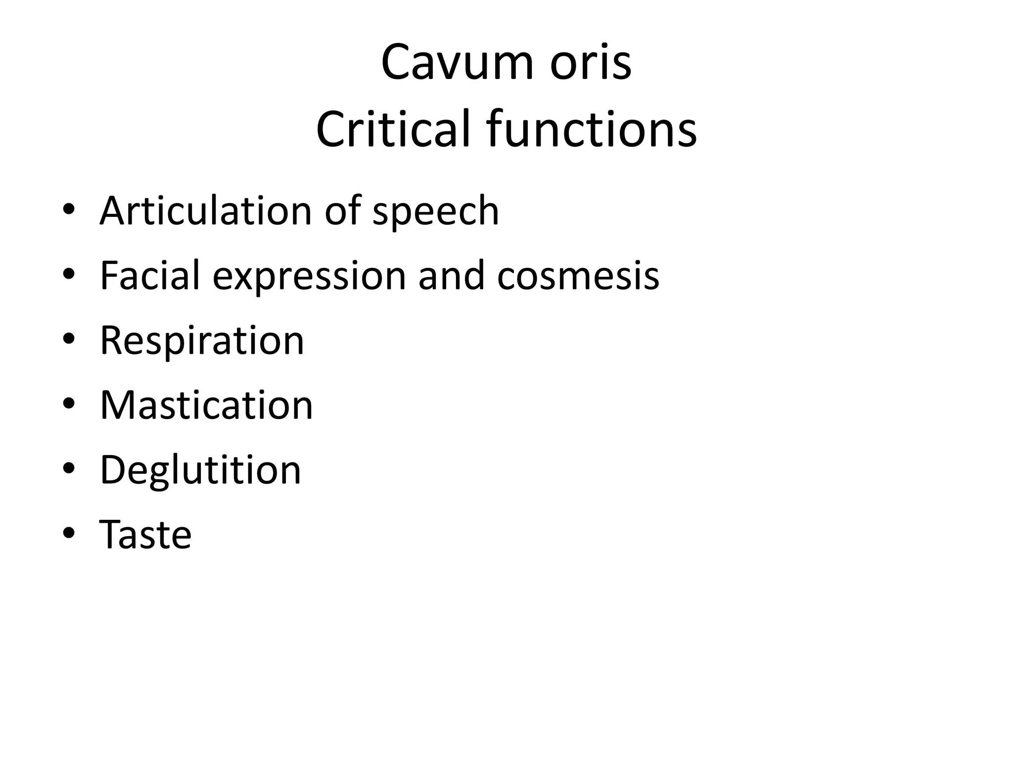 Oral cavity & Salivary Gland anatomy - Kathryn Boyce | PPTX