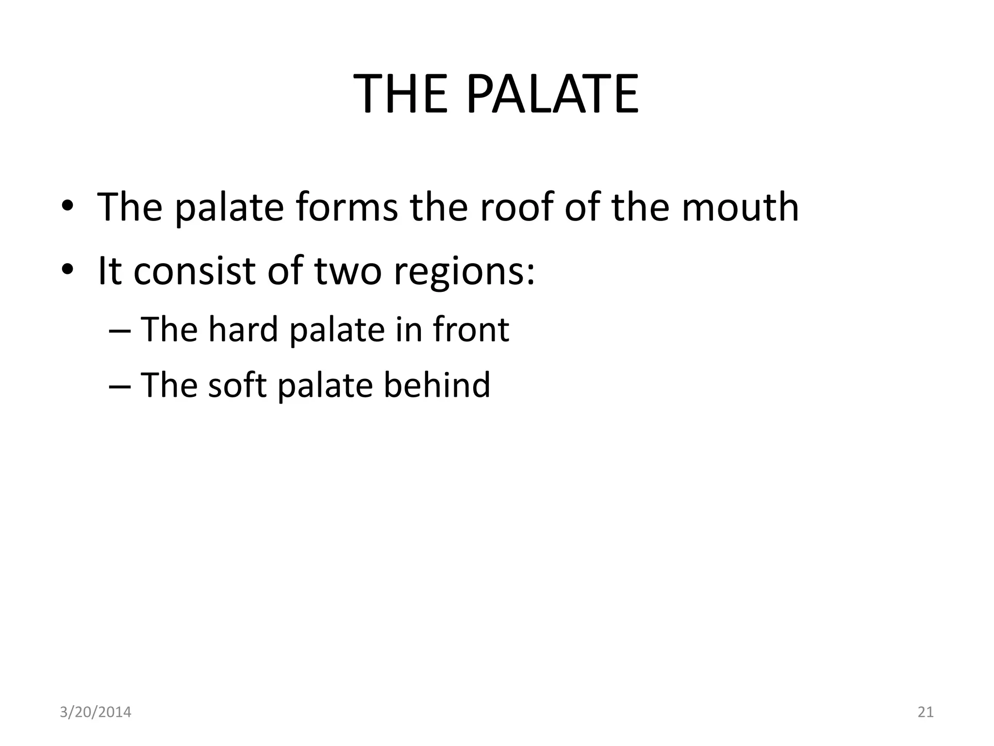 Anatomy of Oral Region and Pharynx | PPTX