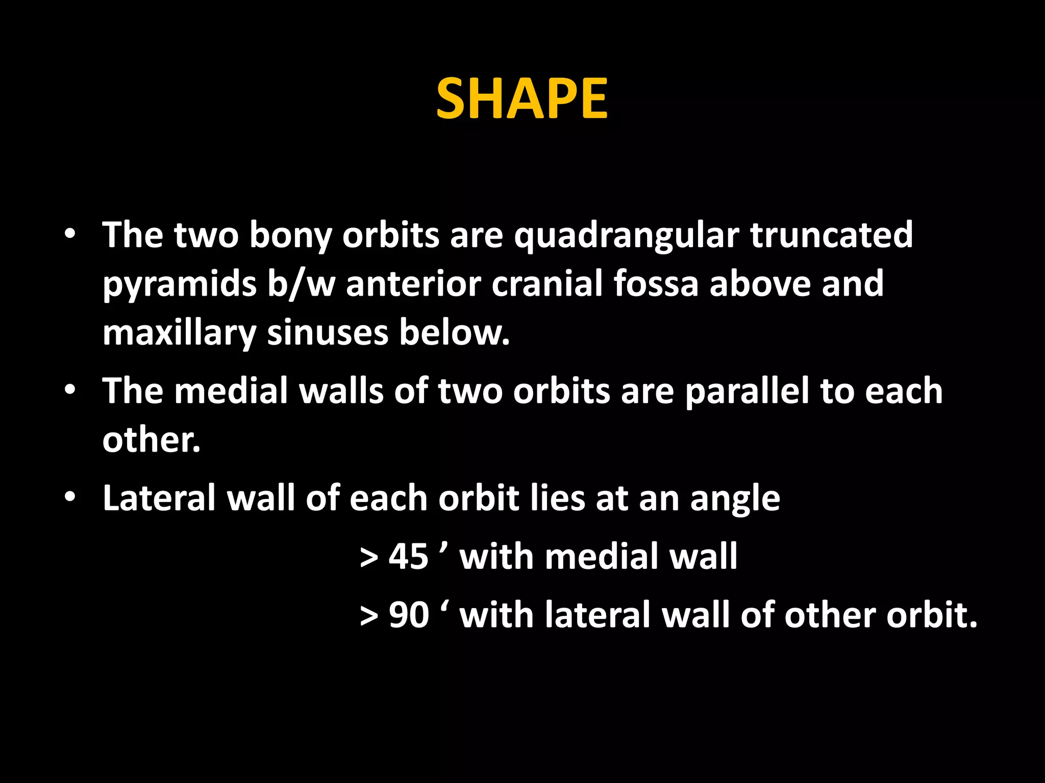 Anatomy of orbit | PPTX