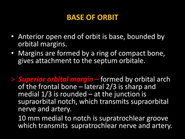 Anatomy of orbit | PPTX