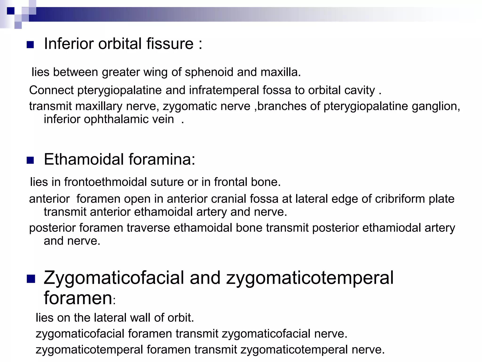 Anatomy of orbital cavity | PPT