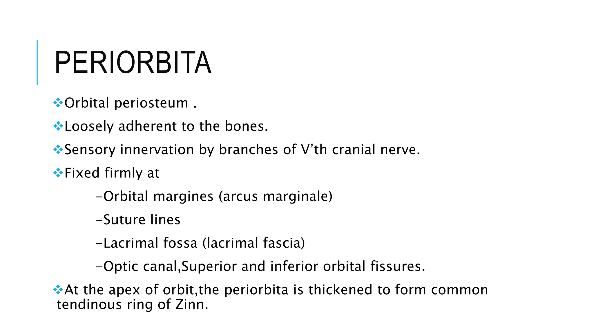 Anatomy of orbit ophthalm | PPTX