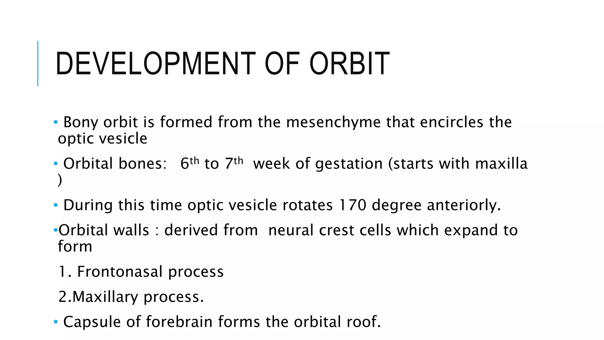 Anatomy of orbit ophthalm | PPTX