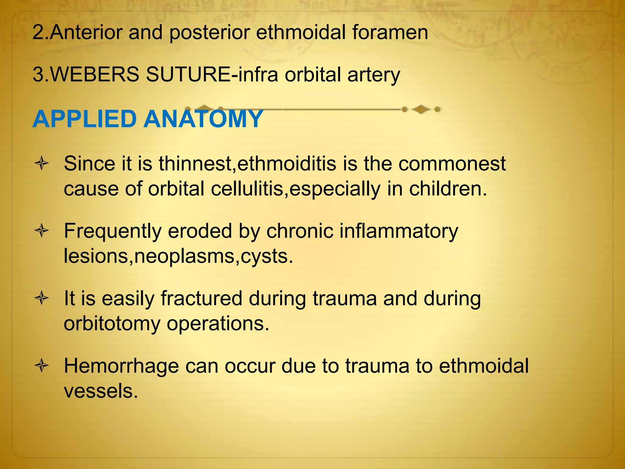 Anatomy OF ORBIT | PPTX