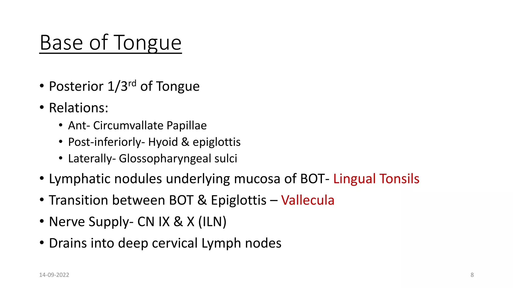 Anatomy & Lymphatic Drainage of Oropharynx.pptx