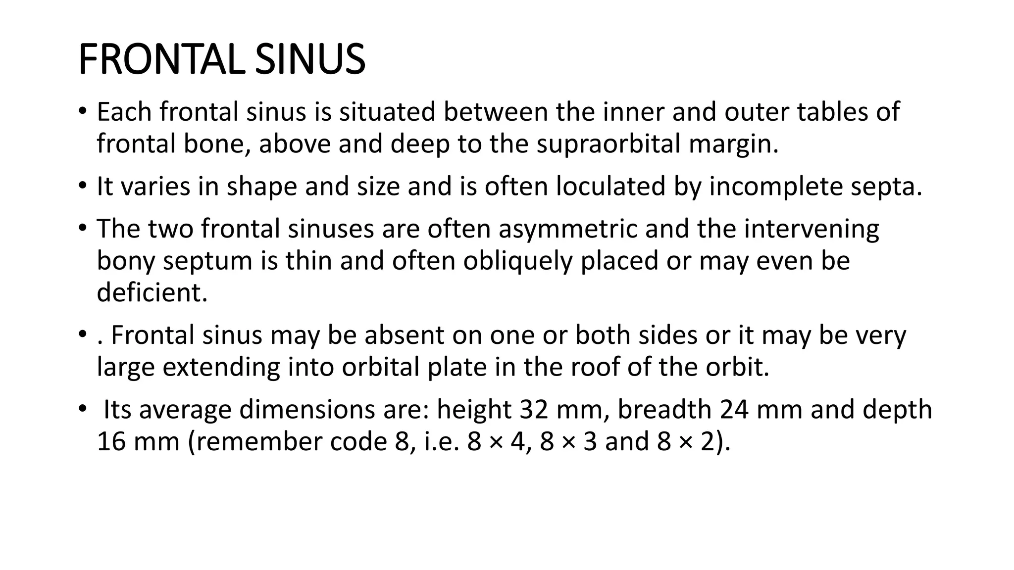 Anatomy of para nasal sinuses, management of sinusitis.pptx